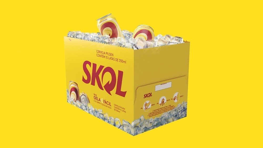 Skol lança embalagem para gelar a cerveja - ISTOÉ Independente