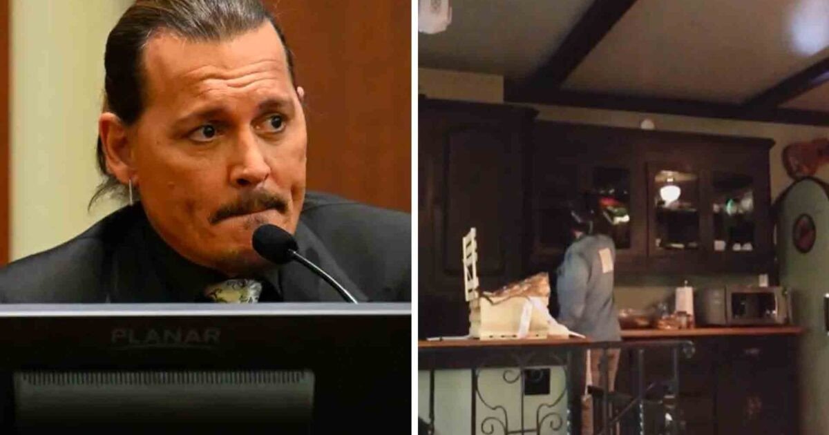 Vídeo de Johnny Depp quebrando cozinha em ataque de fúria é exibido no ...