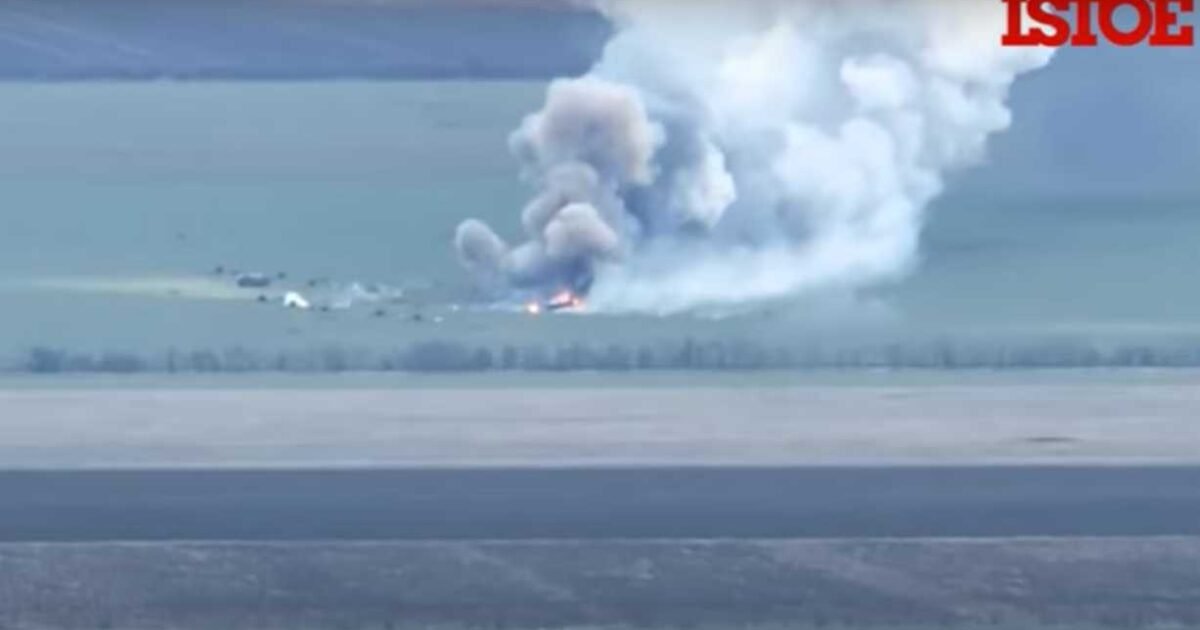 Vídeo: Ucranianos divulgam imagens do que seria a destruição de ...