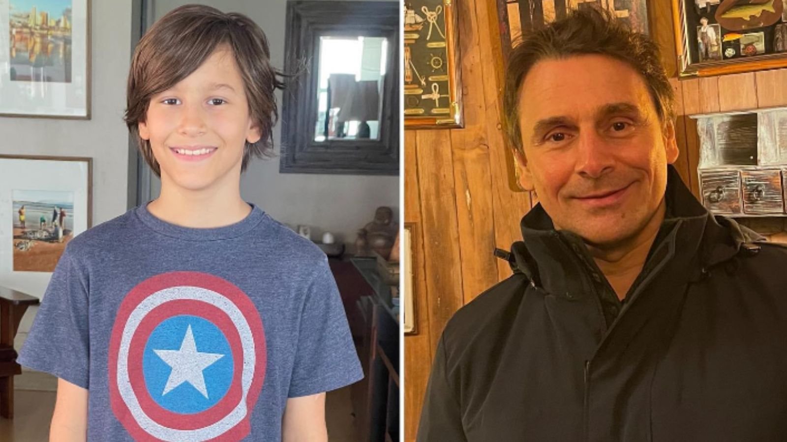 Murilo Rosa posta montagem com o filho e web se derrete: ‘Iguais ...