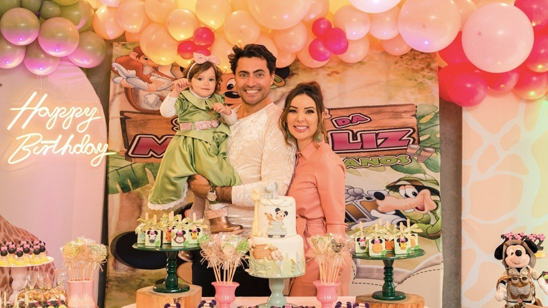 Carlo Porto e Liah Soares festejam os dois anos da filha Maria Liz ...
