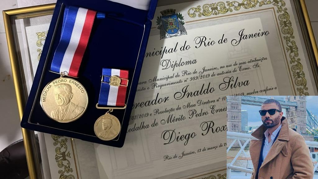 Youtuber Diego Rox é agraciado com a medalha Pedro Ernesto no Rio ...