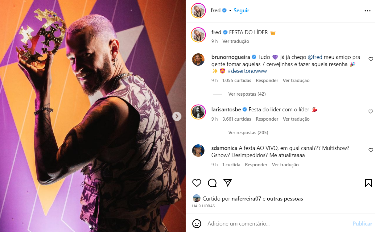 Ex-BBBs se encontram para festa de aniversário de Fred Bruno - ISTOÉ ...