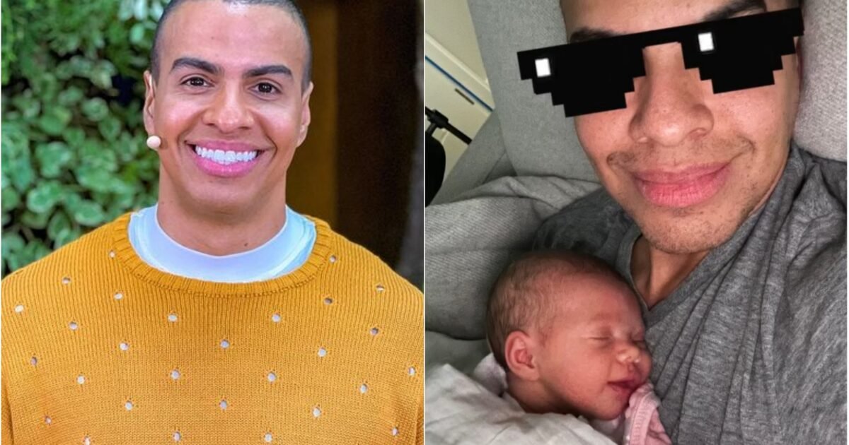 Thiago Oliveira não resiste ao sorriso da filha, Ella, e se derrete ...