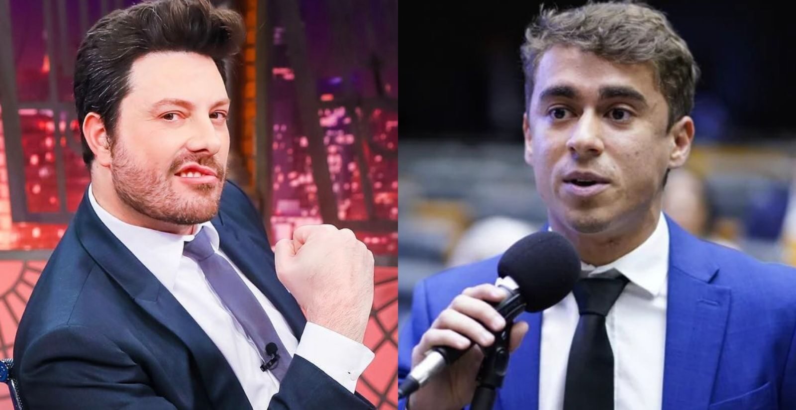 Danilo Gentili vence ação contra Nikolas Ferreira e comemora: ‘Se fod ...