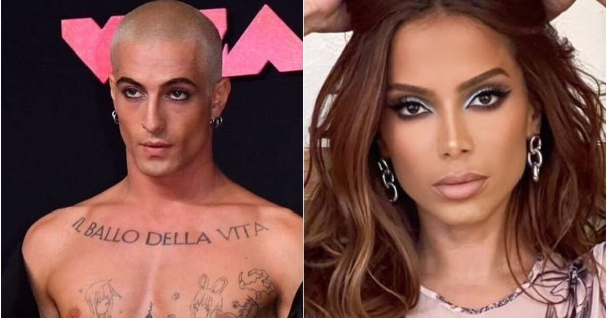 Cantor do Måneskin seria novo affair de Anitta; conheça Damiano David ...