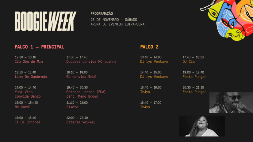 Festival Boogie Week: Maxwell Alexandre, Edi Rock, Nelson Triunfo e ...