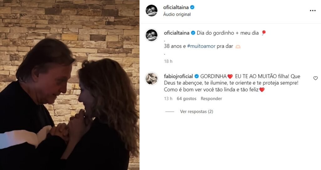 Fábio Jr. se declara à filha após Fiuk reclamar da ausência do cantor ...