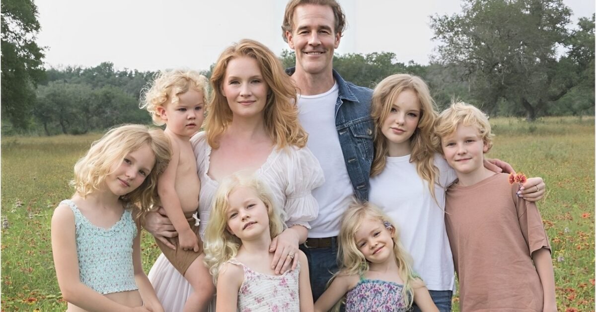 Ator de ‘Dawson´s Creek’ posa com esposa e os 6 filhos e reflete sobre tratamento de câncer ...
