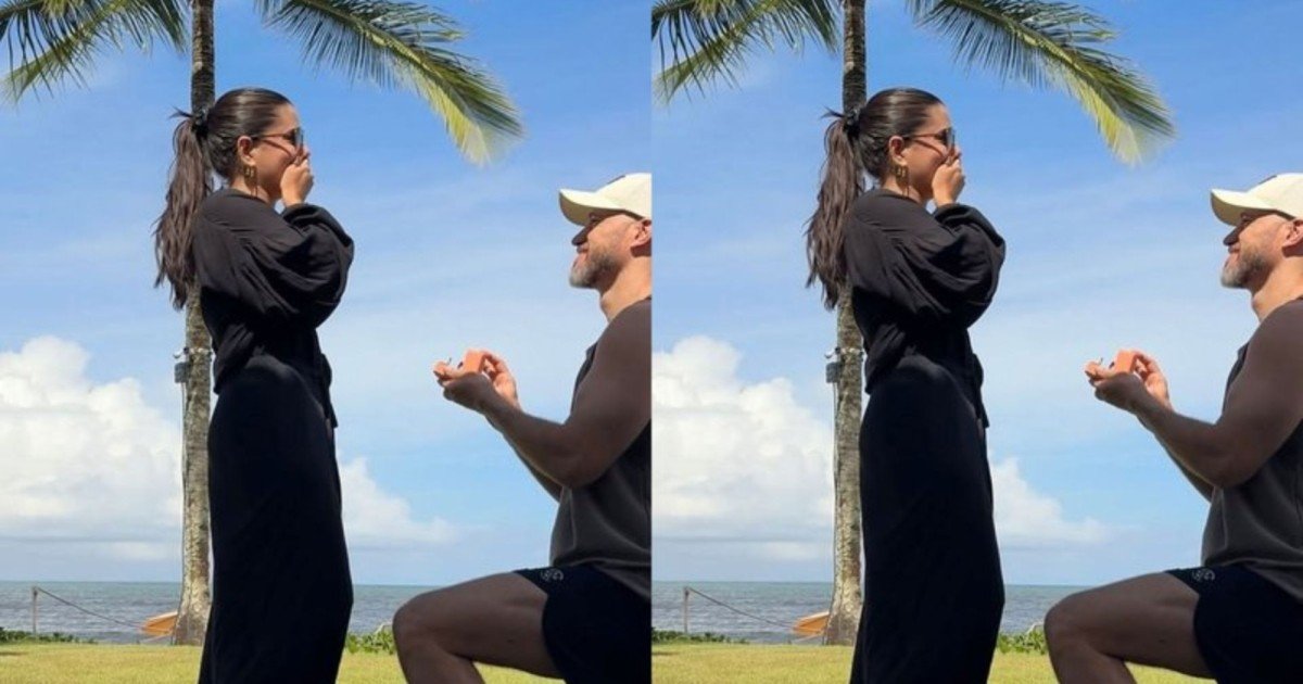 Fernanda Bande é pedida em casamento em praia na Bahia - ISTOÉ Independente