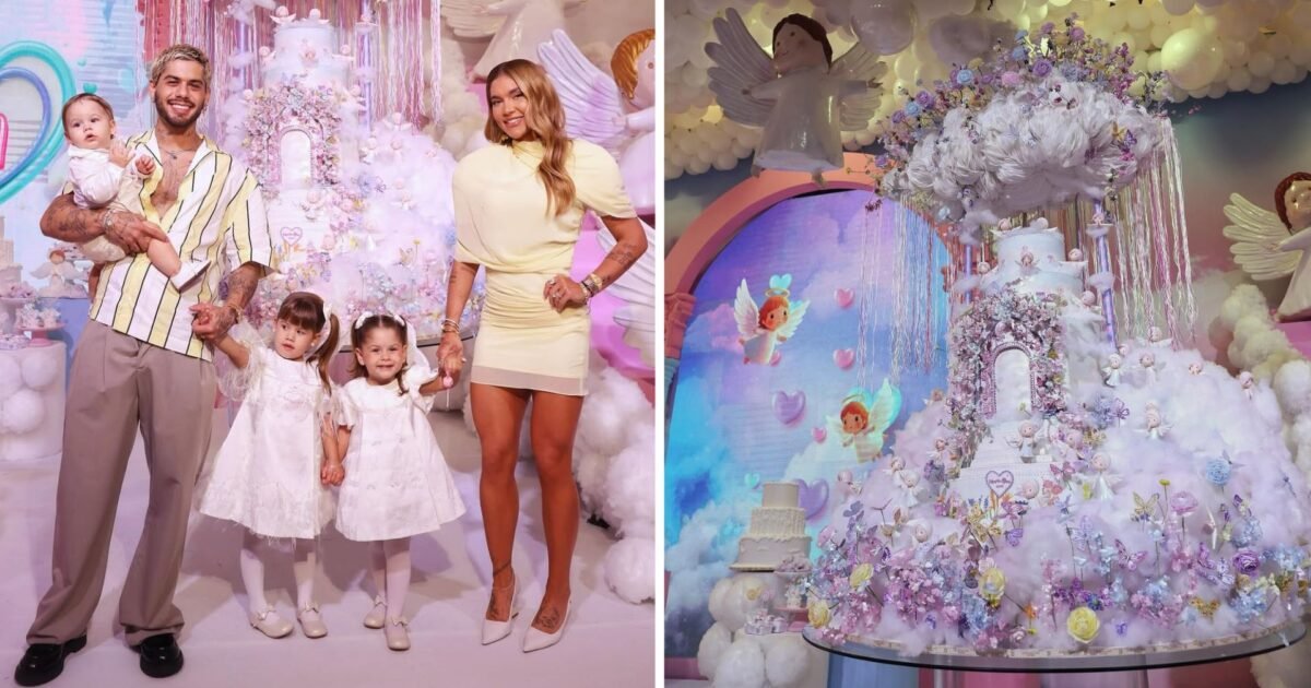 Festa de Maria Alice, filha de Virginia Fonseca e Zé Felipe, teve bolo ...