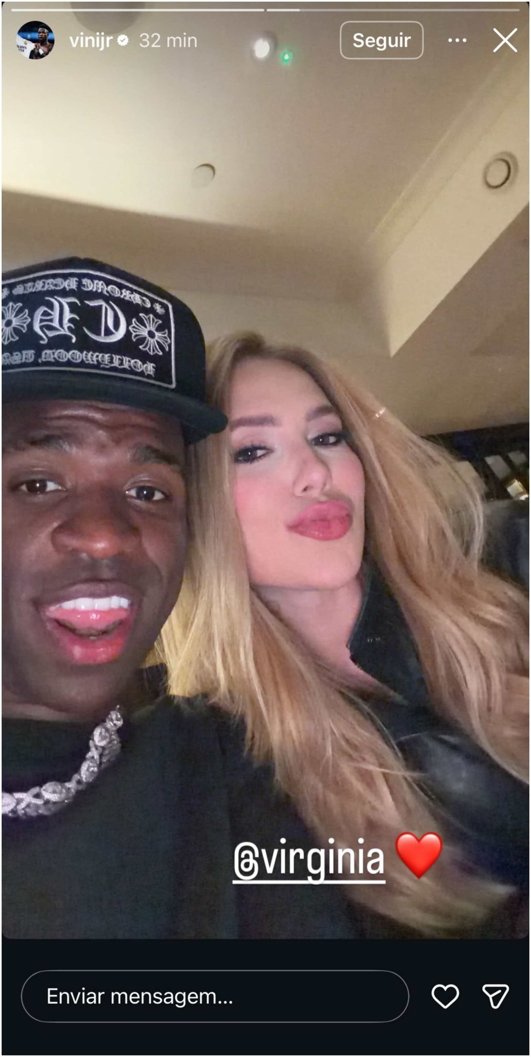 Vini Jr. compartilha novo clique com Virginia Fonseca - ISTOÉ Independente