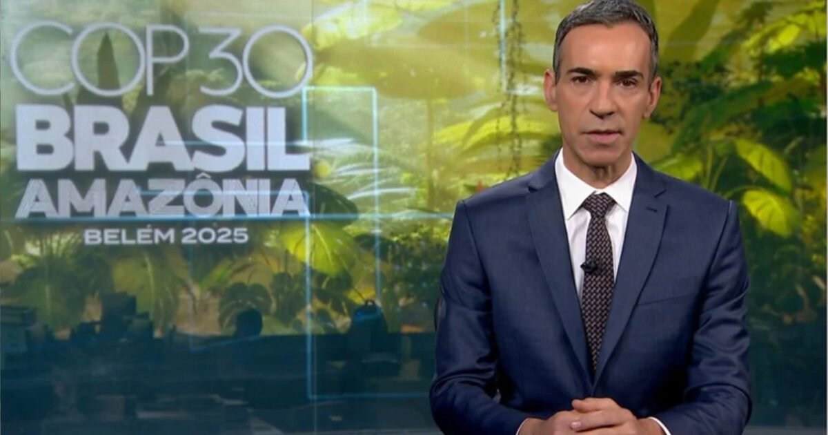 César Tralli perde chance de dizer famoso ‘boa noite’ em estreia no ...